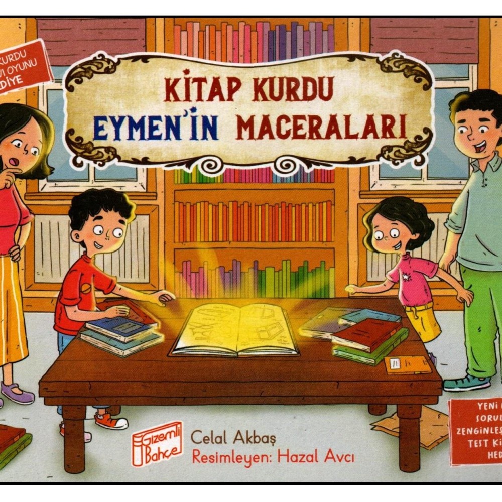 3. ve 4. Sınıf Hikaye Kitabı Seti Kitap Kurdu Eymen'in Maceraları 10 Kitap