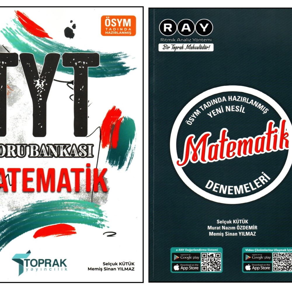 Toprak TYT Matematik Soru Bankası + Deneme 2 Kitap